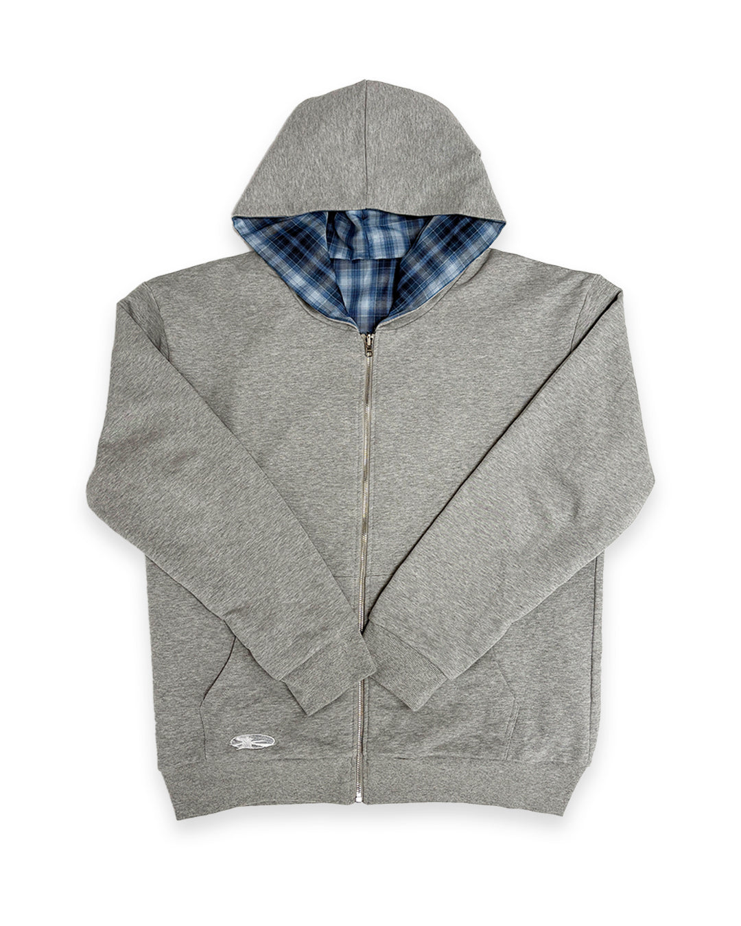 VIDA / Reversible Zip Jacket / grey/blue – CULT CREW