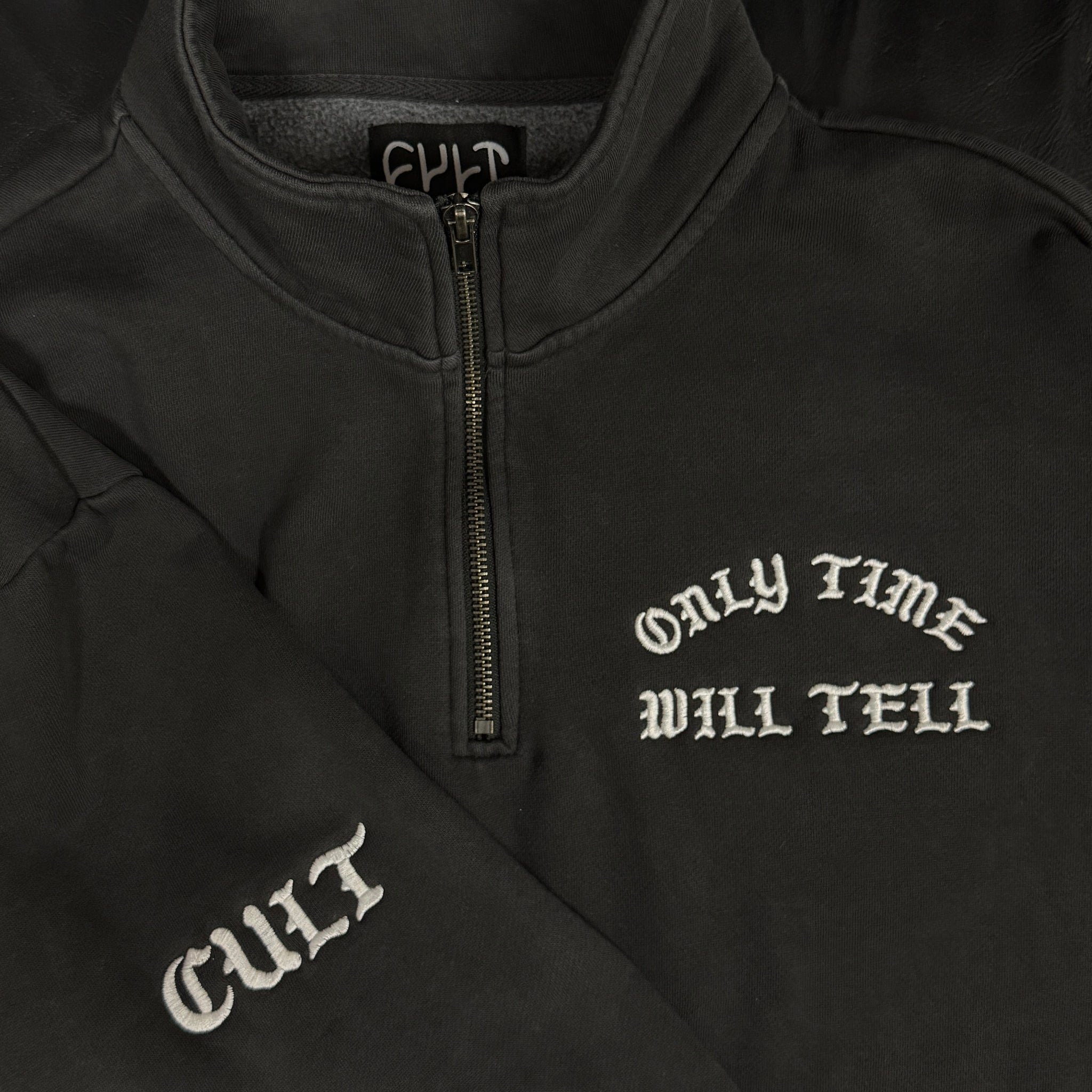 Time Will Tell Half Zip – CULT CREW